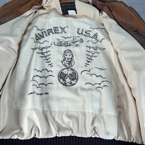 Avirex | Jackets & Coats | Vintage Avirex Navy Bomber Jacket Type G2 ...